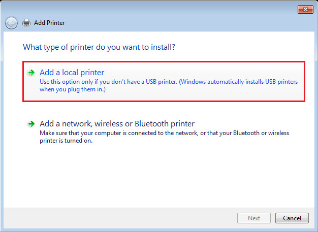 How to set up LPR/LPD generic text Printer on Windows 7 to print text ...