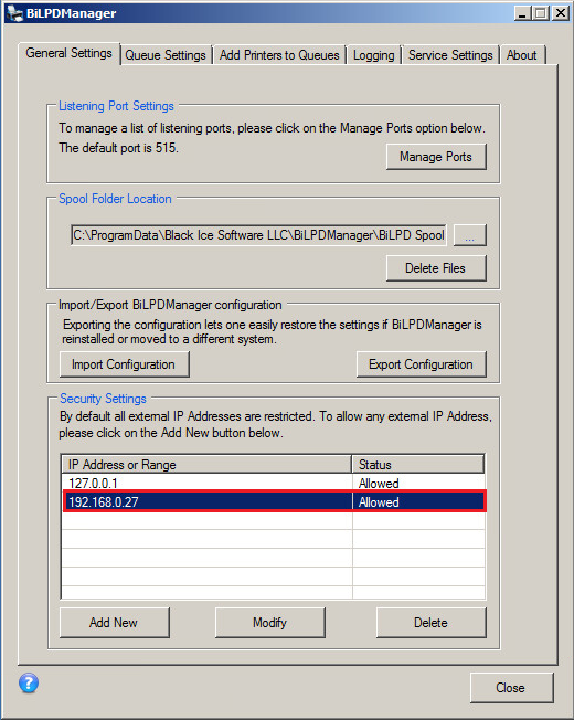 How to set up LPR/LPD Printer on Windows 7 to print in RAW data type?