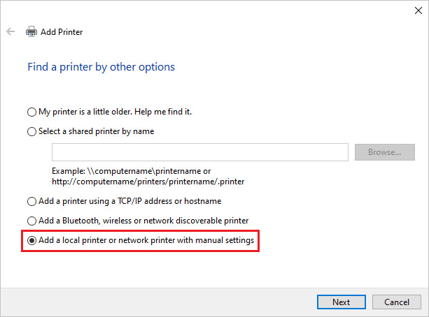 How to set up LPR/LPD generic text Printer on Windows 10 to print text ...