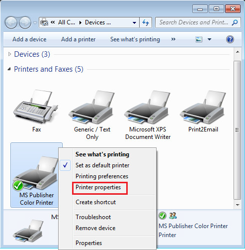 How to set up a RAW generic text Printer on Windows 10 to print text ...
