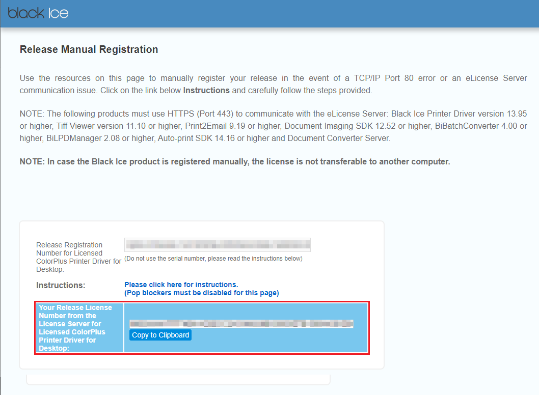 Manually registering the FileFlow Release during installation