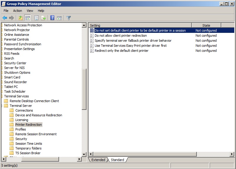 Group Policy Settings by Using gpedit.msc (Local Group Policy Editor)