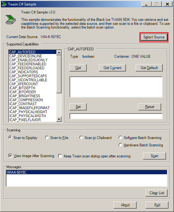 Scanning with local scanner attached to client through Citrix with ...
