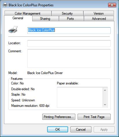 Configuring Global Default Printer Settings
