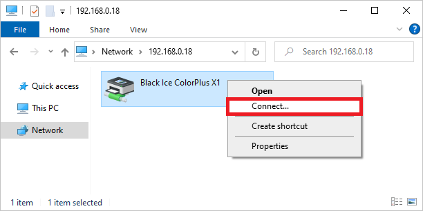 Adding Shared Printer driver through HTTP with IPP (Internet Printing ...