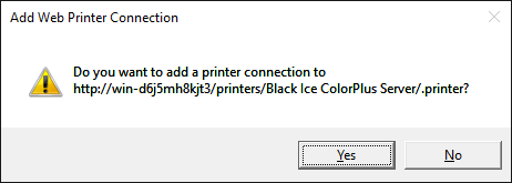 Adding Shared Printer driver through HTTP with IPP (Internet Printing ...