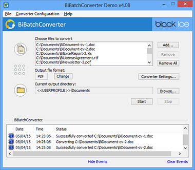BiBatchConverter - Batch Convert HTML to PDF, TIFF or other file ...