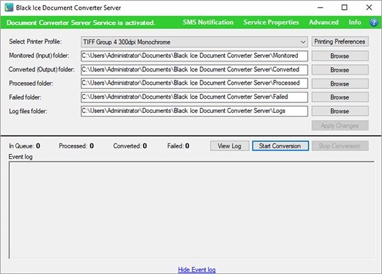 Windows Service based batch converter to TIFF, PDF, and many more file ...