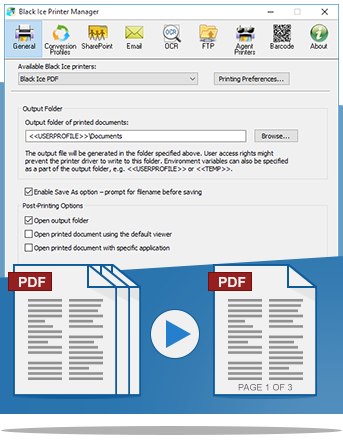 Merge PDF documents - PDF Printer Driver